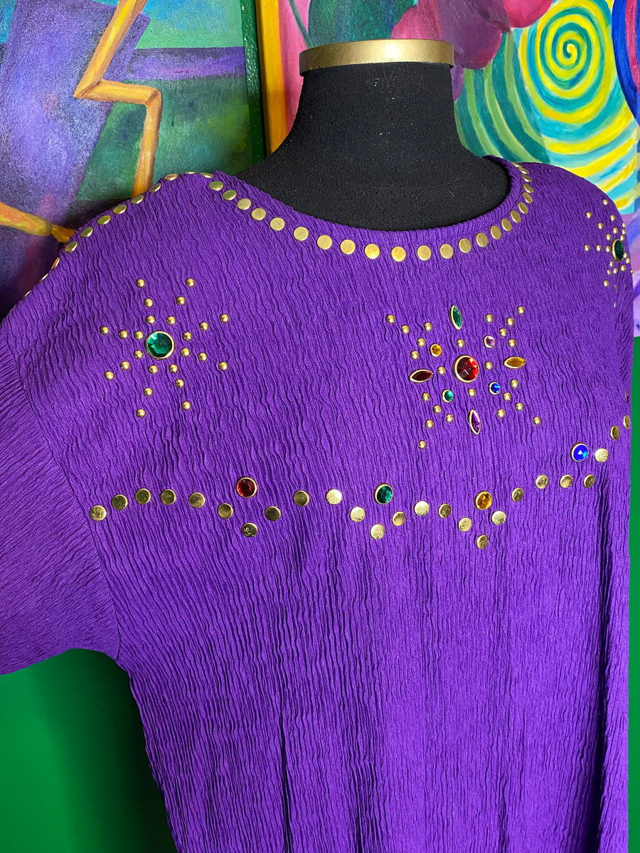 Purple Monster Gem Top – The Consignment Mixer
